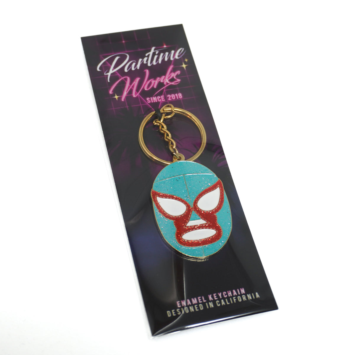 Nacho Libre Mask Keychain – PartimeWorks